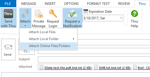 Securely Send Large Files Via Email Thru Inc